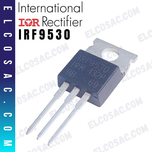 IRF9530 | INTERNATIONAL RECTIFIER - Elcosac - Perú Lima Perú